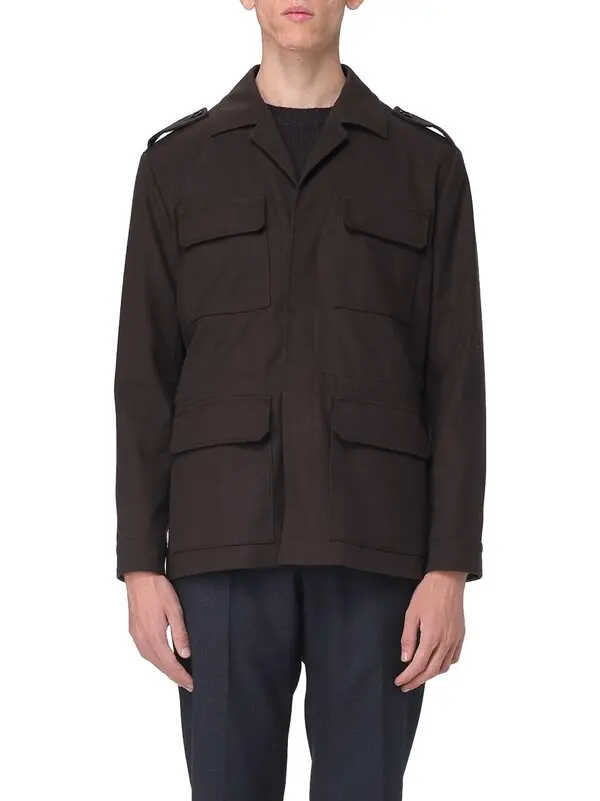 PAOLO PECORA Jacket - Brown