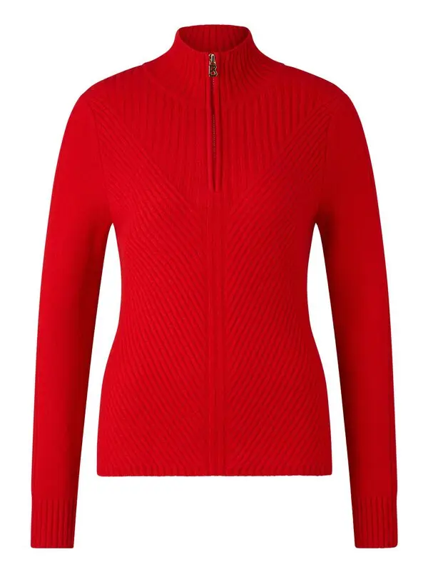 Bogner Shannon Cashmere Troyer - Red