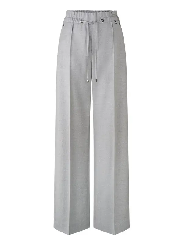 Bogner Ella Flannel Trousers - Light Gray