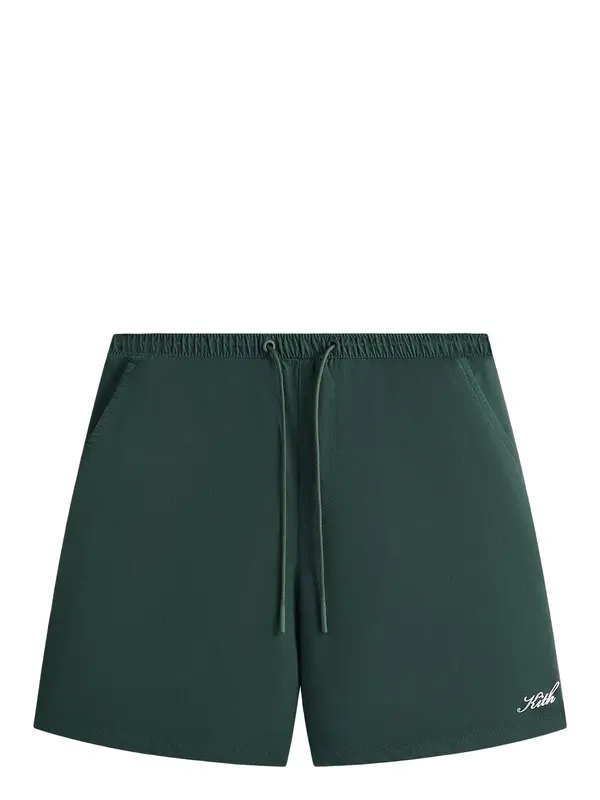 Kith Twill Collins Swim Short - Green