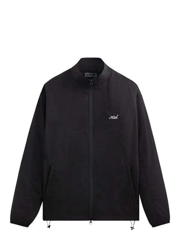 Kith Wrinkle Nylon Windsor Panelled Track Jacket - Black