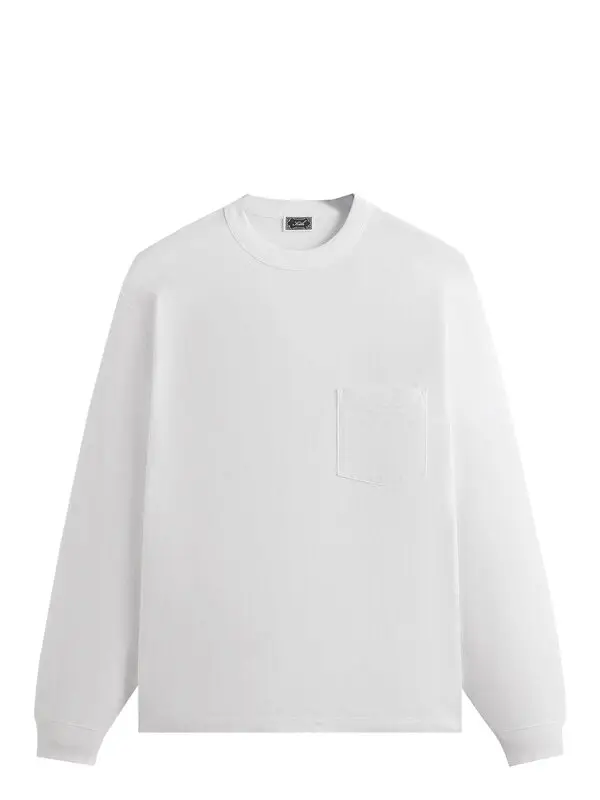 Kith Long-sleeve Leonard Pocket Tee - White