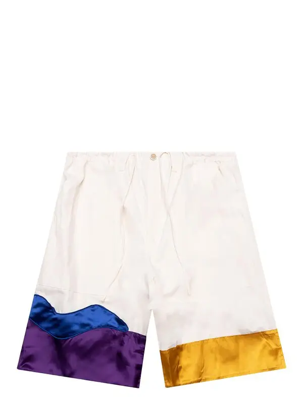 Marni X No Vacancy Inn Gabardine Shorts - White