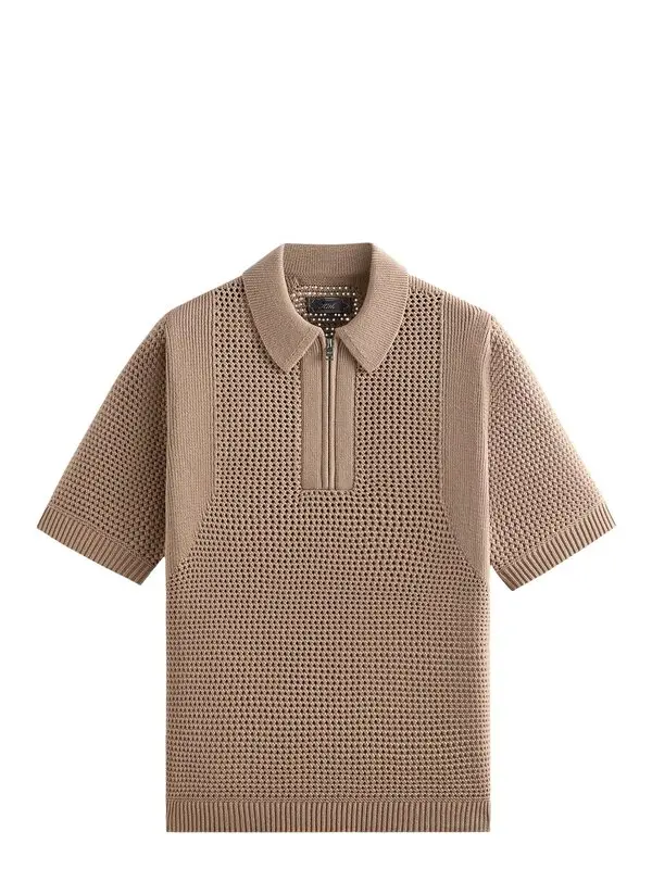 Kith Nash Knit Polo - Brown