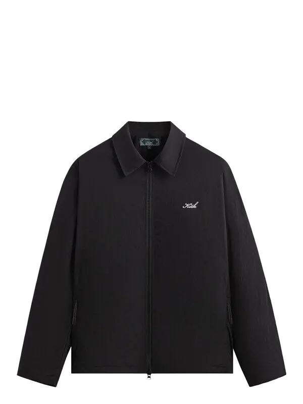 Kith Wrinkle Nylon Jonas Coaches Jacket - Black