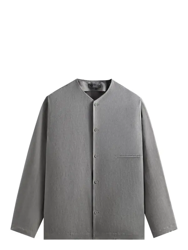 Kith Cupro Linen Caelen Shirt - Grey