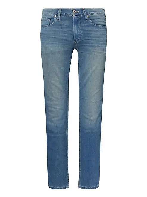 Paige Lennox Slim-leg Stretch-denim Jeans - Salzedo