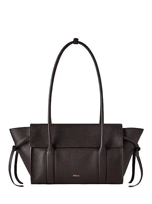 Mulberry Small Soft Bayswater Leather Shoulder Bag - Ebony