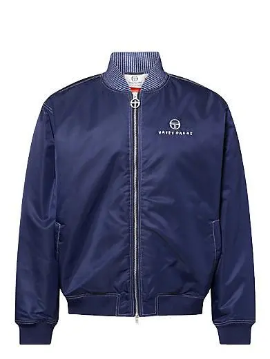 SERGIO TACCHINI X Wavey Garms Vega Nylon Bomber Jacket - Maritime Blue