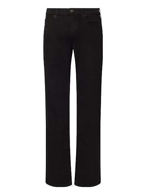 Paige Doheny Straight-leg Denim Trousers - Black Shade
