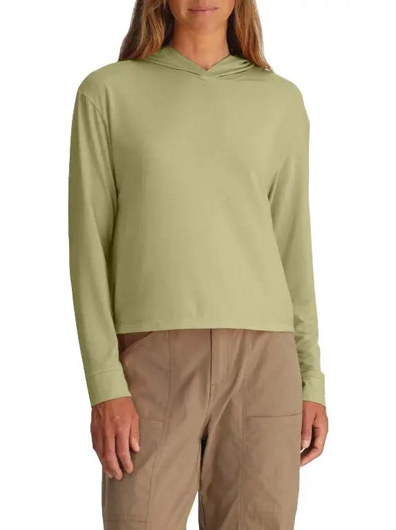 FREE FLY Elevate Lightweight Performance Hoodie - Tea