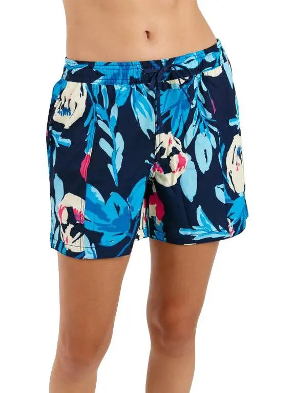 CALYPSA 4" Board Shorts - Midnight Bloom