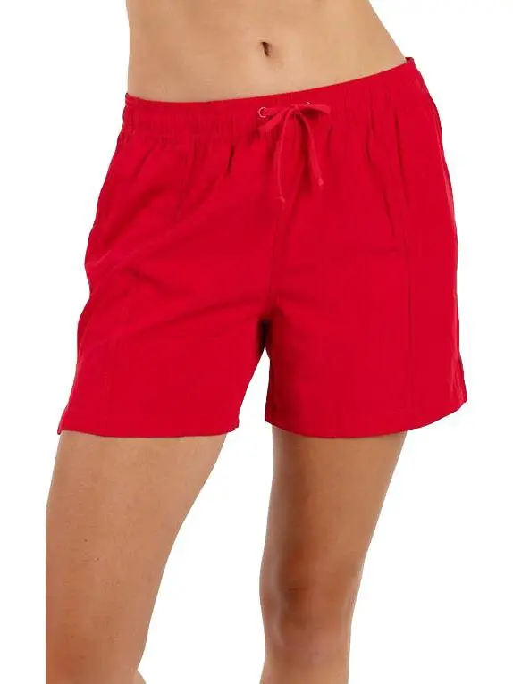 CALYPSA 4" Board Shorts - Red