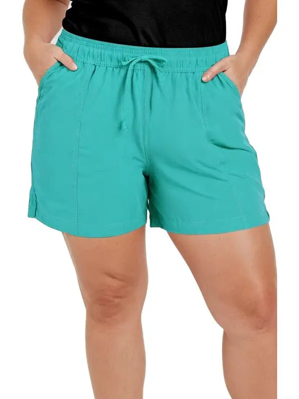 CALYPSA 4" Board Shorts - Calypsa Teal