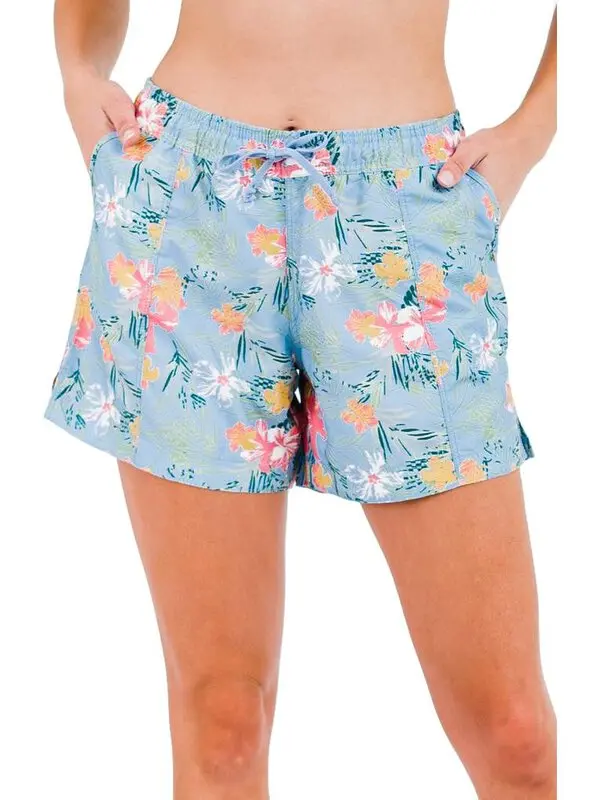 CALYPSA 4" Board Shorts - Hawaiian Paradise