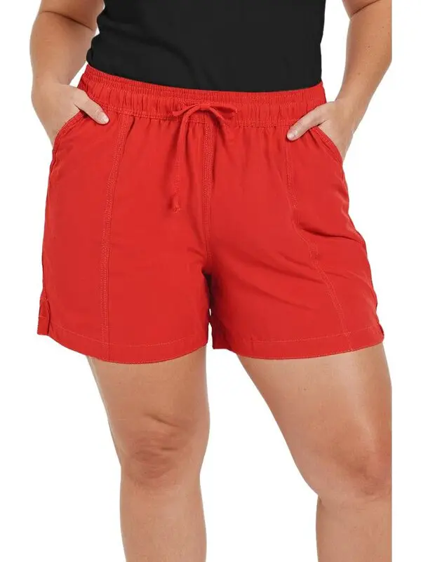 CALYPSA 4" Board Shorts - Red
