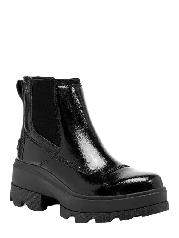 Sorel Joan Frwd Waterproof Chelsea Boot - Black/black