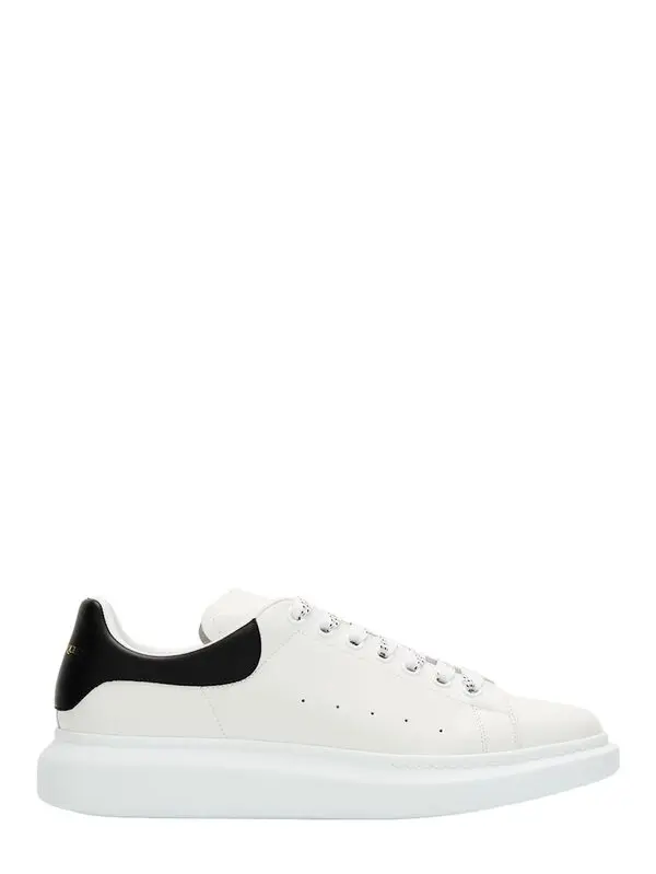 Alexander McQueen Leather Low-top Sneakers - White Black
