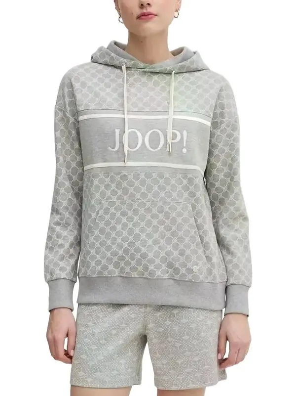 JOOP! Cornflower Logo-detail Hoodie - Grey