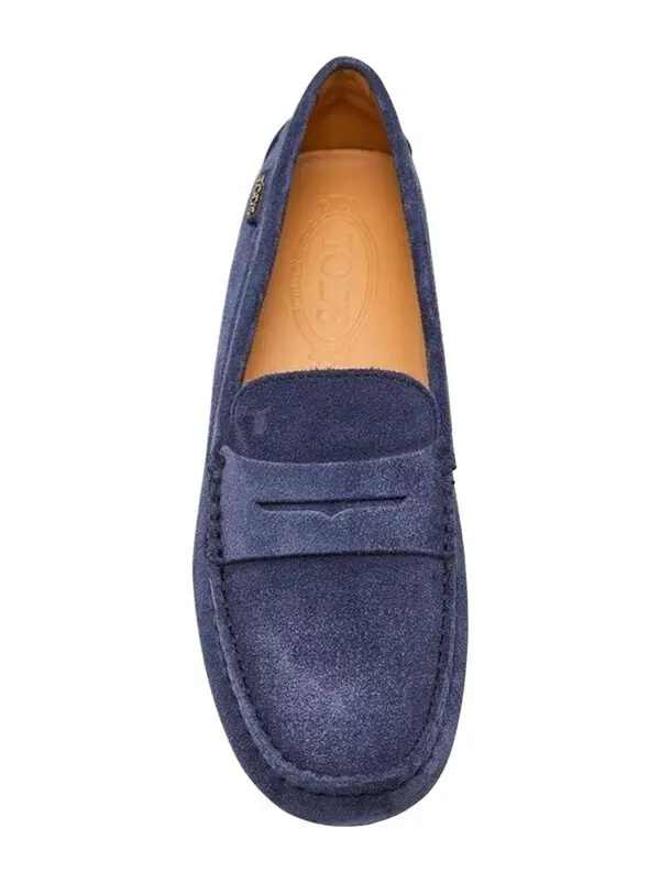 TOD & APOS;S Gommino Suede Moccasin Drivers - Dark Blue