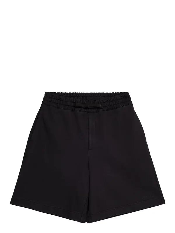 Alexander McQueen Relaxed Cotton Pull-on Shorts - Black