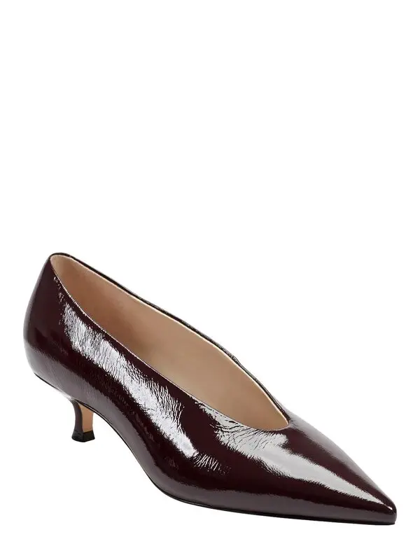 Marc Fisher Cecile Pointed Toe Pump - Dark Red