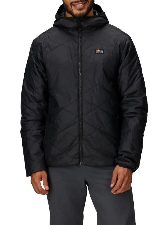 MARMOT Onward Water Repellent Insulated Hooded Jacket - Black