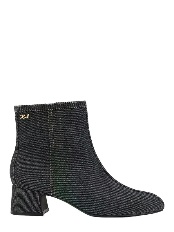 Karl Lagerfeld Bonnie Denim Boots - Blue