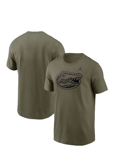 JORDAN BRAND Florida Gators Primetime Logo Performance T-shirt - Olive