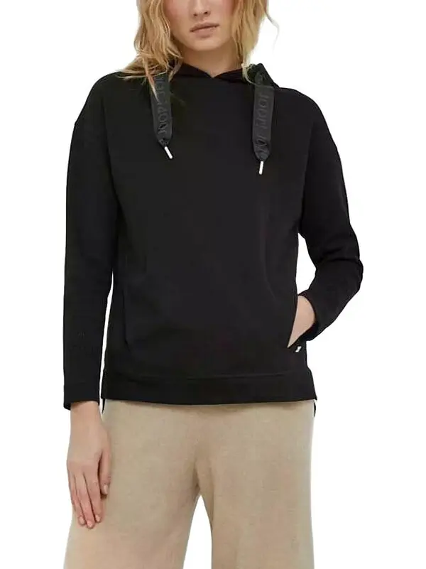 JOOP! Side-split Hooded Top - Black