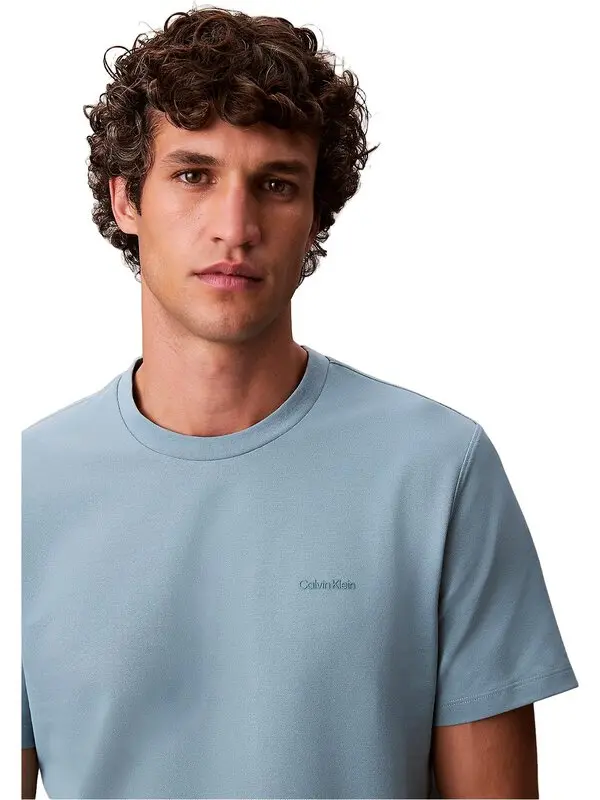 Calvin Klein Tech Pique T-shirt - Seagrass