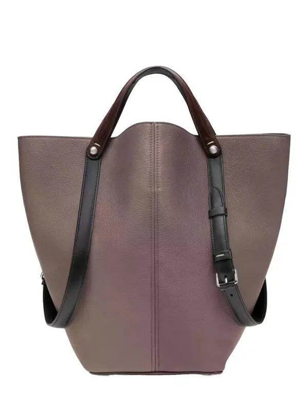 MAISON MARGIELA Medium Dress-age Leather Dual-strap Tote Bag - Brown