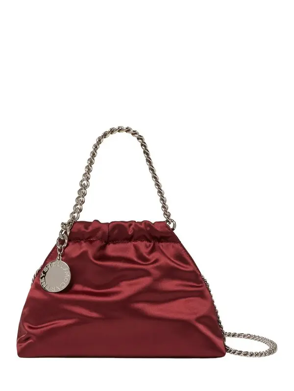 Stella McCartney Falabella Satin Drawstring Crossbody Bag - Shiraz