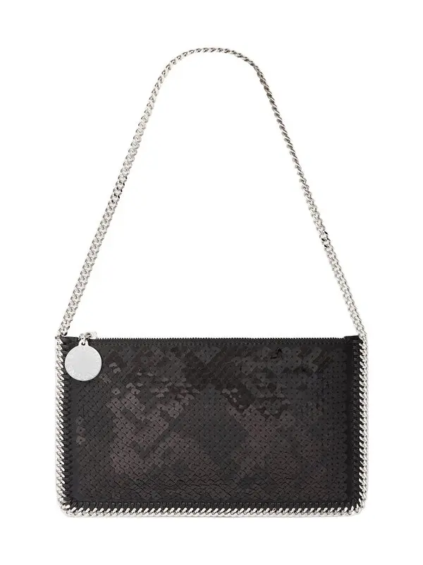 Stella McCartney Falabella Sequin Pochette - Black