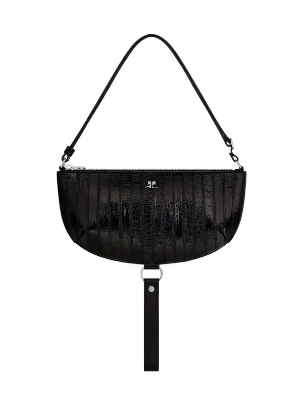 COURREGES Holy Eclipse Shoulder Bag - Black
