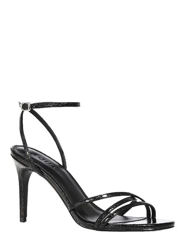 Aqua Crley Sandals Exclusive - Black Snake