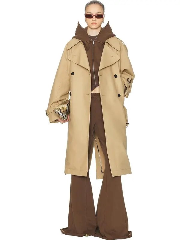 Acne Studios Olu Trench Coat - Beige
