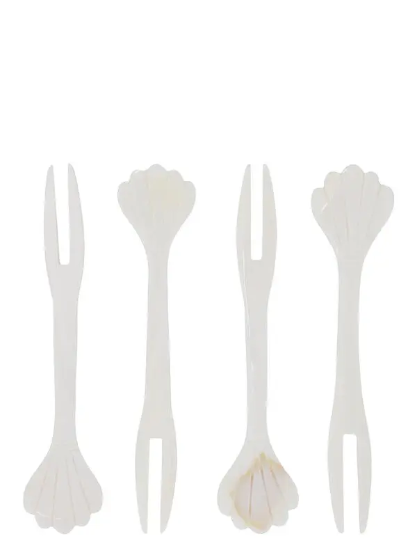 GOHAR WORLD Mother-of-pearl Seafood Pick Set - Mother Of Pearl