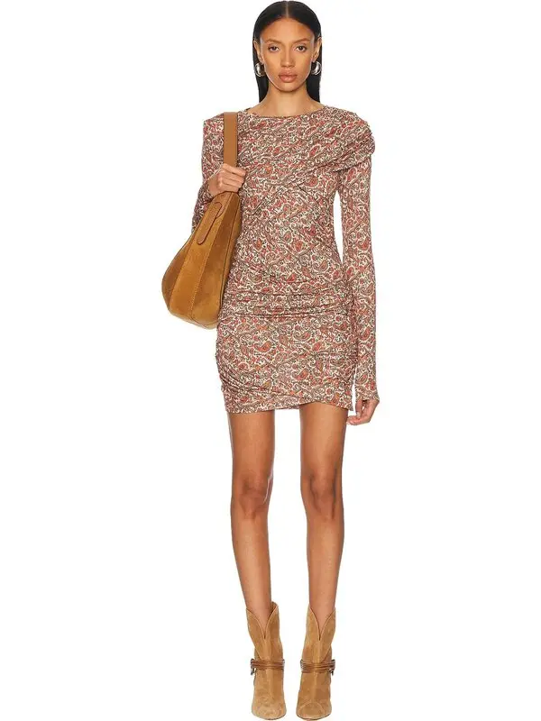 Isabel Marant Denise Dress - Rust