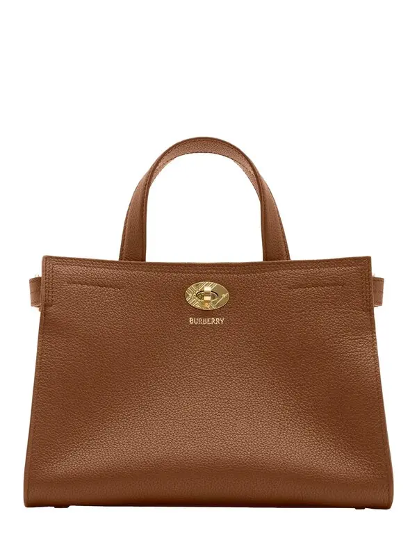 Burberry Mini Calfskin Cotswolds Tote Bag - Brown