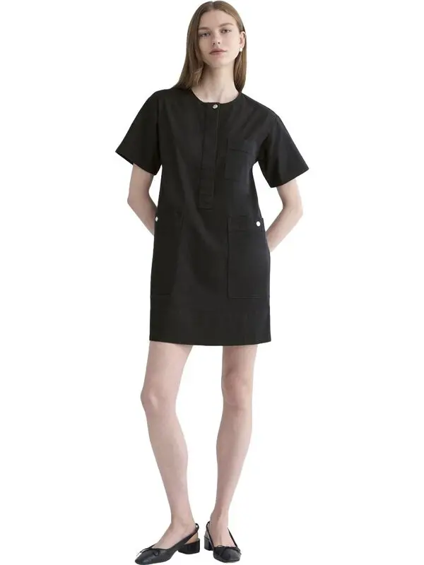 Everlane Safari Mini Dress - Black