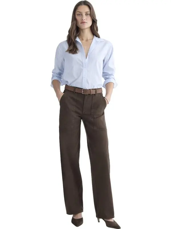 Everlane Utility Column Pant - Dark Chocolate
