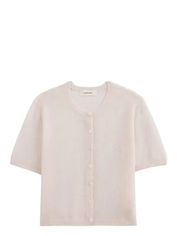 Everlane Air Alpaca™ Short-sleeve Cardigan - Soft Pink