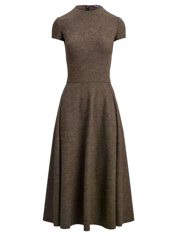Ralph Lauren Margaret Short-sleeve Midi Dress - Brown