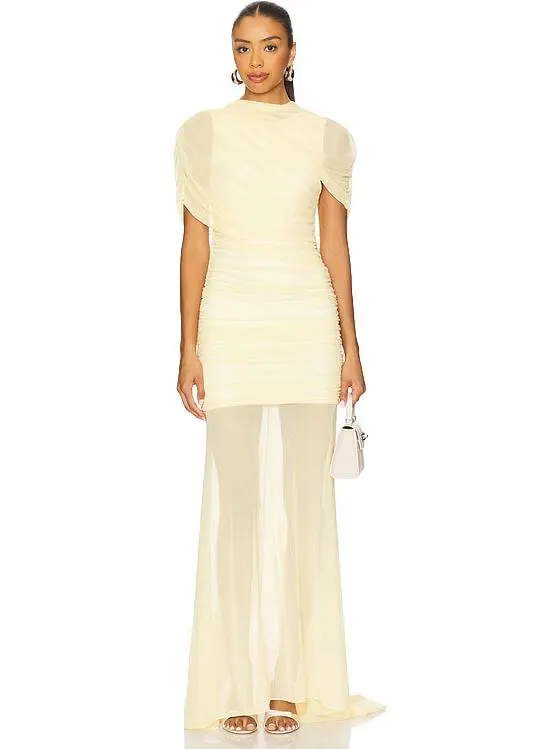 Amanda Uprichard Evianna Gown - Cornsilk