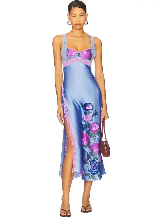 Free People Just Dreamy Maxi - Blue Vista