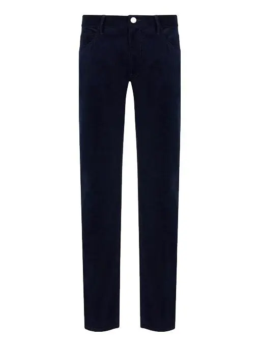 Giorgio Armani Regular-fit Five-pocket Trousers - Navy