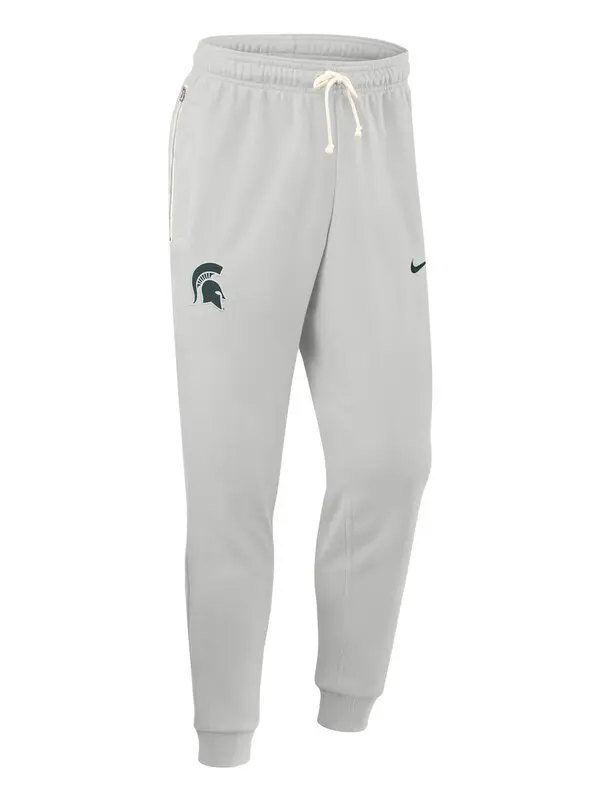Nike Michigan State Sideline Dri-fit College Taper Pants - Grey