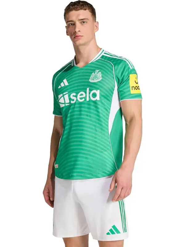 Adidas Newcastle United Fc 25/26 Away Authentic Jersey - Team Green / White