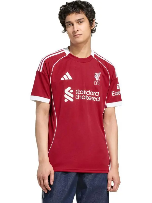 Adidas Liverpool Fc 25/26 Home Jersey - Strawberry Red